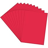 Lakeer A4 Color Paper 50 Sheets (Red) Premium Colour 180 GSM Pack for ...