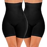 NINGMI Women High-Waisted Tummy Control Bodyshaper Butt Lifter ...