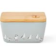 Cooksmart British Designed Ceramic Butter Dish with Lid | Large Butter ...