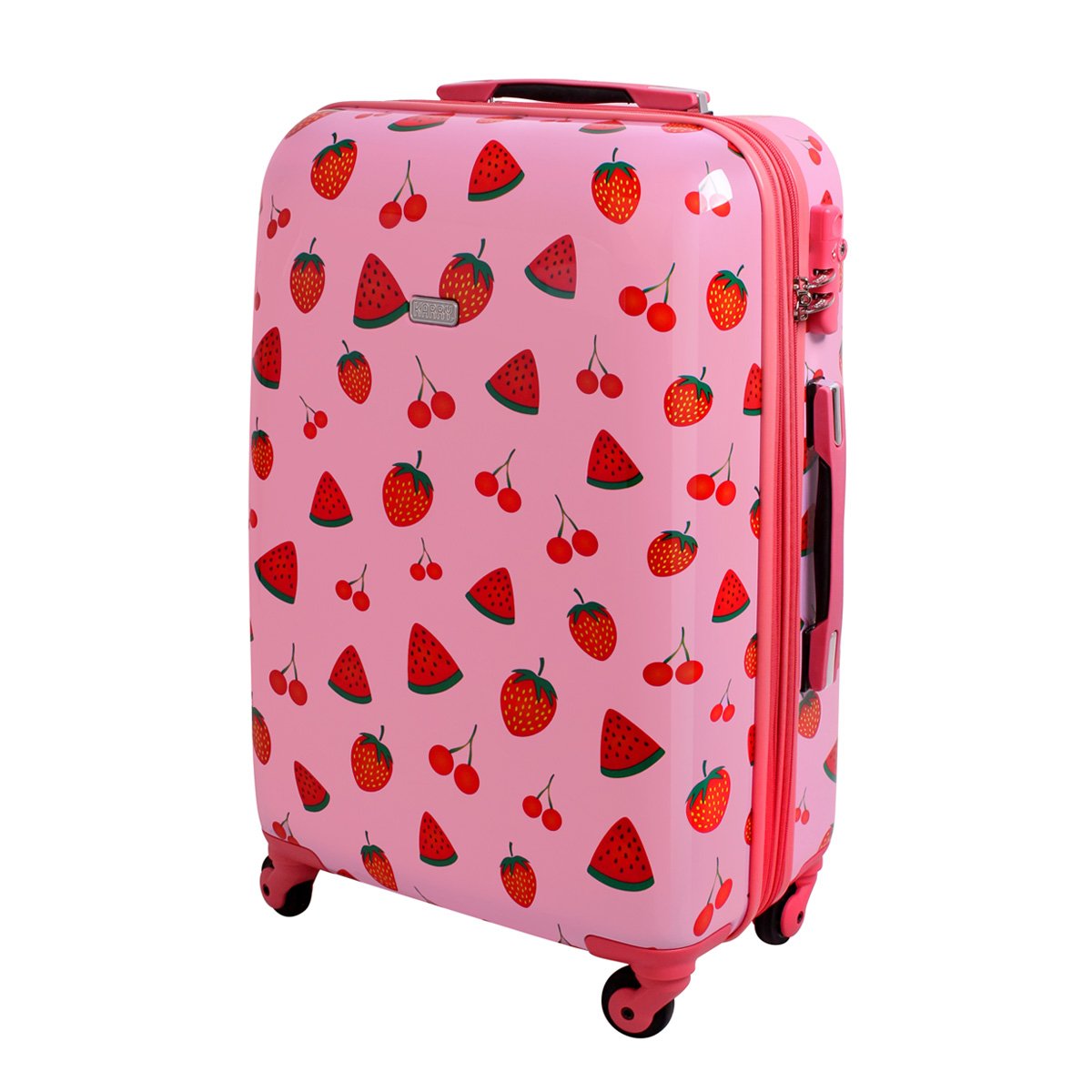 I I Hartschalenkoffer Kinder Trolley Fruit Koffer 67 Liter Mädchen ...