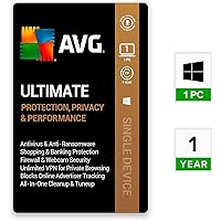 AVG Ultimate (Total Security Suite w VPN, PC Cleaner & AntiTracker) (1 ...