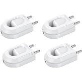 Anchor by Panasonic 6A 3 Pin Plug Top 240V. White,( Pack of 4) (38626 / ...