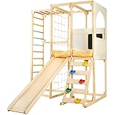 Curious Cub Foldable 7 in 1 Jungle Gym Set for Kids - Durable Climbing ...