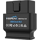 Veepeak OBDCheck BLE+ Bluetooth 4.0 OBD2 Scanner for iOS & Android, Car ...