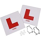 Motorcycle L-Plates Rigid Front & Rear Kit : Amazon.co.uk: Automotive