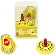 Buy Desi Toys Combo of 1 Tin Spinning Top & 1 Tin Clicker — Wooden Made ...