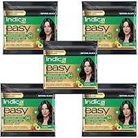 Buy Indica Easy 3 in 1 Color + Care Kit, 10 Minutes Shampoo Hair Color ...