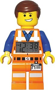 LEGO Movie Emmet Minifigure Clock, Orange, 1-Piece Plastic : Amazon.co ...
