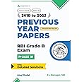 Buy RBI Grade B Phase 1 Previous Year Question Papers Book (2018-2023 ...
