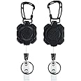 DAYGOS Retractable Keyring - Heavy Duty Retractable Keychain with ...