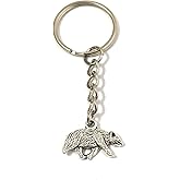 FizzyButton Gifts Camera Charm Keyring Key Ring with Silver Tone ...