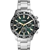 Fossil Mens Quartz Watch, Chronograph Display and Stainless Steel Strap FS4736: Buy Online at ...