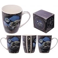 Puckator Lisa Parker Dragon Design Porcelain Mug, Tea Coffee Hot Drinks ...