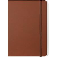 Silvine A6 Executive Soft Feel Notebook Tan. 160 Pages (80 Sheets) Ruled 7mm feint. Ref 196TN ...