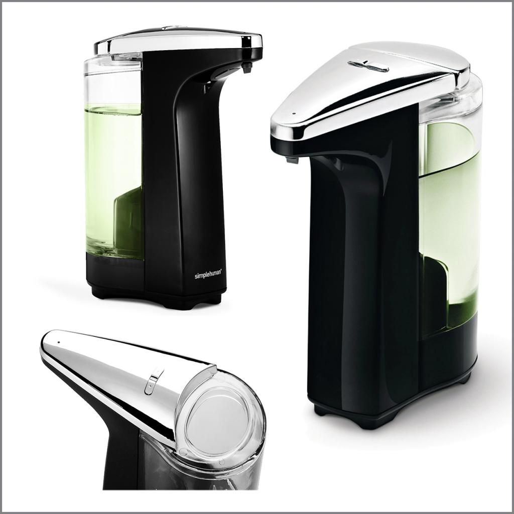 simplehuman Compact Sensor Pump with Soap Sample, 237 ml - Black ...