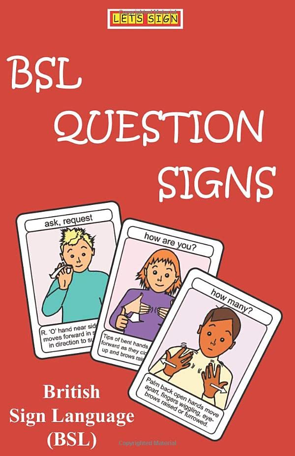 BSL QUESTION SIGNS: British Sign Language (LET'S SIGN) : Smith, Cath ...