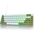 Owpkeenthy Wired Mechanical Gaming Keyboard 65% Creamy Keys with Red ...