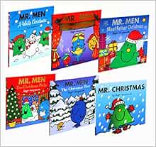 Mr. Men Christmas Childrens Collection 6 Books Set Pack New inc Mr. Men ...