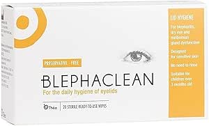 80 BLEPHACLEAN Sterile Eyelid Wipes for BLEPHARITIS: Amazon.co.uk ...