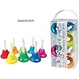 Set of 8 Rainbow Music Bells Christmas Jingle Musical Instrument ...