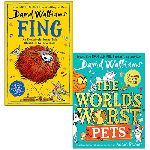 David Walliams Collection 2 Books Set (Fing, [Hardcover]The World’s ...