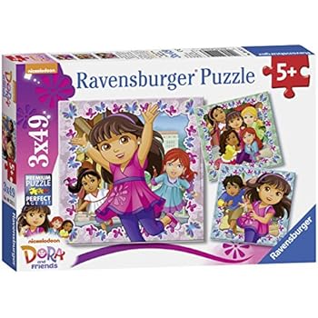Ravensburger Dora The Explorer 4 In A Box Jigsaw Puzzles: Amazon.co.uk ...