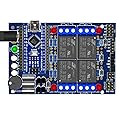 RoboThings 4-Channel Relay Board for Arduino Nano with Servo-Bluetooth-Encoder-I2c-Buzzer ...