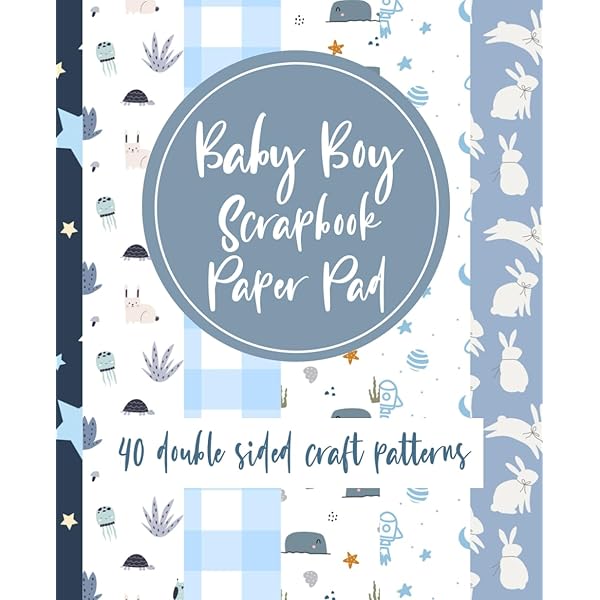 Printable Baby Boy Scrapbook Pages CORE: Mulberry And Pink 8x8 Paper