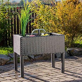 Rattan-Wassergarten-Set, Terrassenteich Brunnen von Heissner: Amazon.de ...