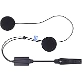 BluArmor Hs1 Helmet Bluetooth On Ear Headset, Hd Music, Calls, Voice ...