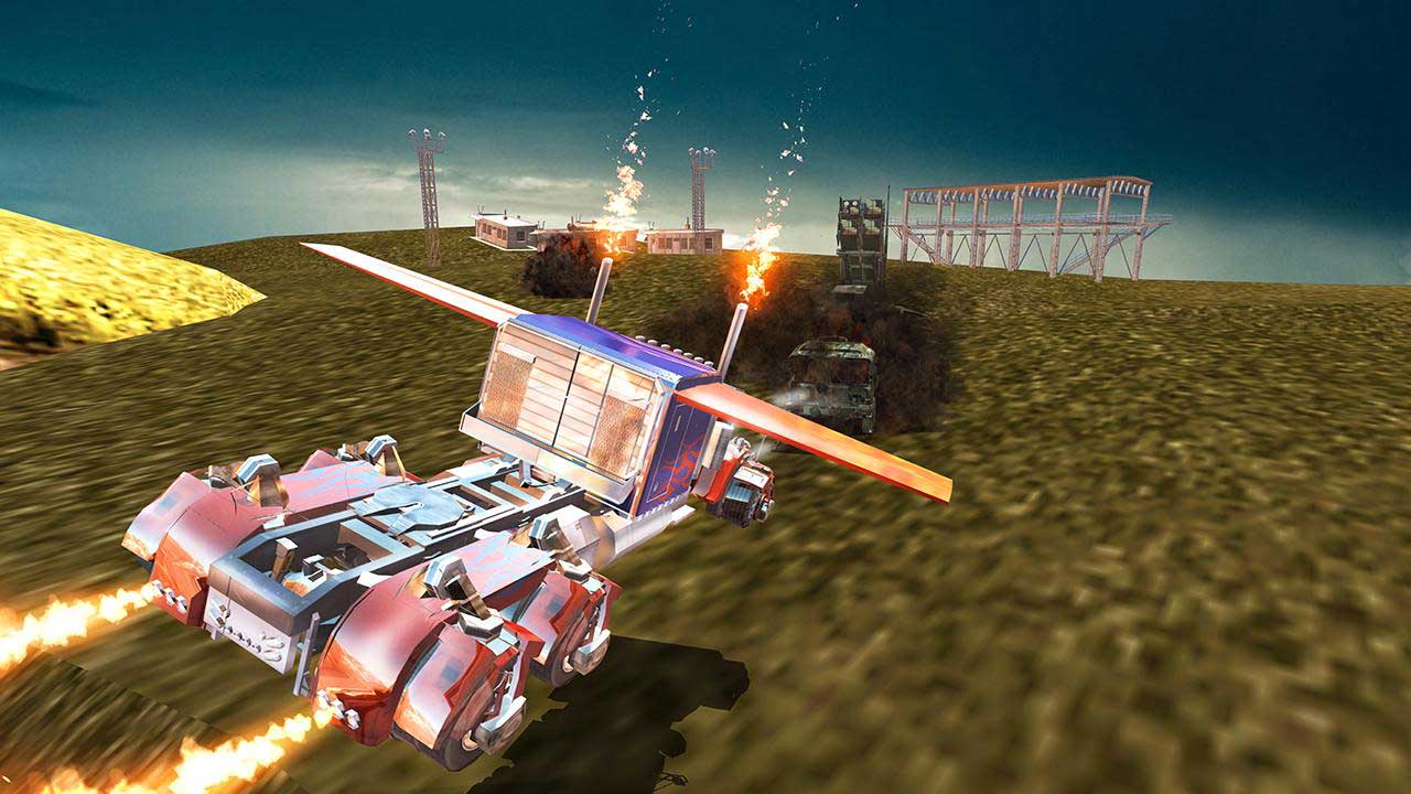 Flying Tank Battlefield Simulator Adventure: Truck War Zone Army Battle ...