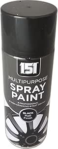 151 Multi Purpose Spray Paint 400ml Black Matt : Amazon.co.uk: Automotive
