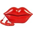TelPal Red Mouth Telephone Wired Novelty Sexy Lip Phone Gift Cartoon ...