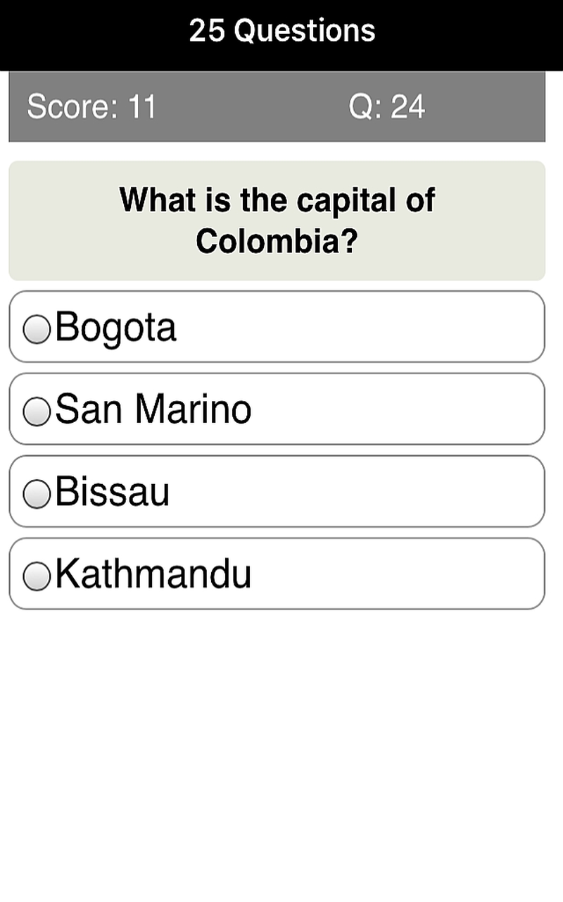 Countries and Capitals World Trivia Quiz : Amazon.co.uk: Apps & Games