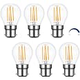 Akynite G45 B22 LED Bulb Dimmable 4W Warm White 2700K, 400LM, B22 40W ...