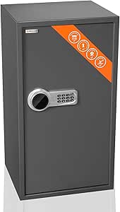 Brihard Business XXL Electronic LCD Safe 73x40x36 cm - Extra Large ...