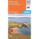Shetland – Unst, Yell & Fetlar Map | Herma Ness | Ordnance Survey | OS ...