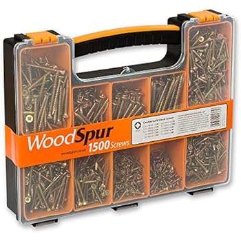 ASSORTED GENERAL PURPOSE WOODSCREWS - TRADE BOX OF 1700 WOOD SCREWS ...