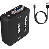 FOINNEX VGA to HDMI Adapter Converter with Audio 1080P, PC VGA Output ...