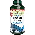 Natures Aid Fish Oil 1000mg | Omega 3 (180mg Epa & 120mg Dha) | Made In ...