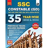 Buy PW SSC Constable GD Exam 2025 | 38 Previous Year-wise Solved Papers (PYQs) (2023- 2025) with ...