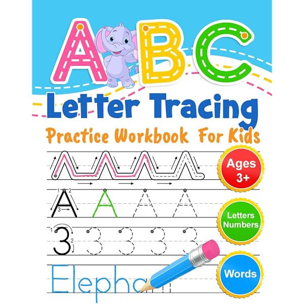 Reusable Tracing Book Letters Numbers 60 Pages Preschool Learning ...