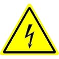 ISO Safety Label Sign - International Warning, Electricity Symbol ...