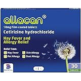 6 Months Supply Allacan Cetirizine Hayfever Allergy Tablets 30 x 6 ...