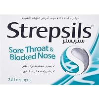Strepsils Menthol Sore Throat & Blocked Nose, Dual Anti-Bacterial ...