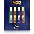 Buy Engage Vibes Perfume Spray Set for Men, 25mlX4, Travel Sized, Assorted Pack, Long Lasting ...