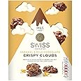 M&S Swiss Chocolatier Crispy Clouds, Caramel & Milk Chocolate with Sea Salt, Almond Nougat and ...
