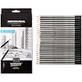 Drawing Pencils Set, 24Pcs Sketch Art Graphite Drawing Pencils with 9H ...