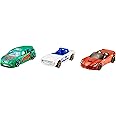 Hot Wheels Mattel (3 Pack) Plastic Cars, Design May Vary, Multicolor ...