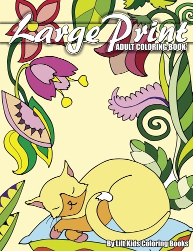Large Print Adult Coloring Book: Volume 3 (Premium Adult Coloring Books ...